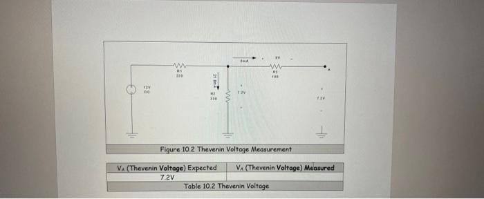 Solved Circuit With Load Removed-Thevenin's Voltage Figure | Chegg.com