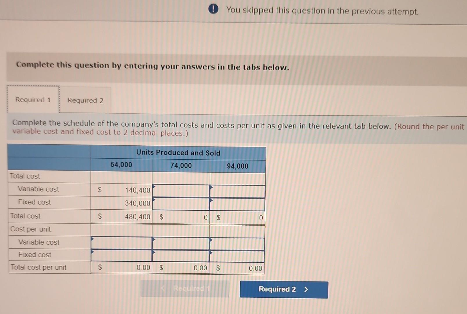 Solved Exercise 1-11 (Algo) Cost Behavior; Contribution | Chegg.com