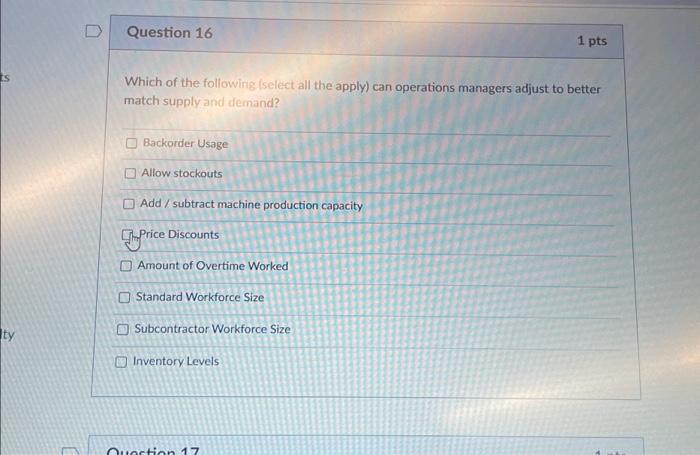 Solved ts ty J D Question 16 Which of the following (select | Chegg.com Solved ts ty J D Question 16 Which of the following (select | Chegg.com