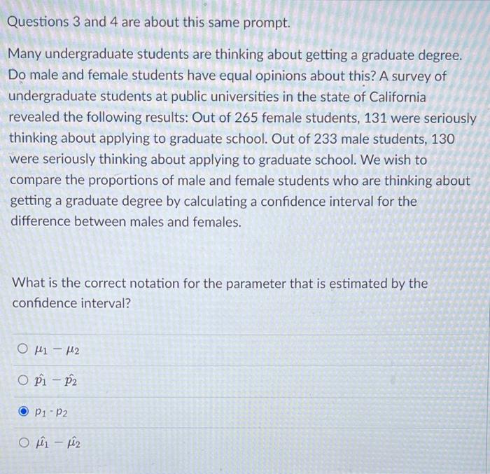 Solved Questions 3 and 4 are about this same prompt. Many | Chegg.com