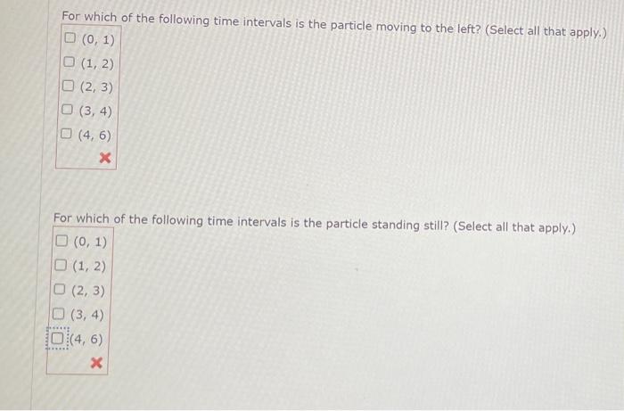 Solved (a) A particle starts by moving to the right along a | Chegg.com