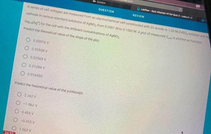 Solved Question 10 QUESTION Labflow - Quiz Attent: 91 for | Chegg.com