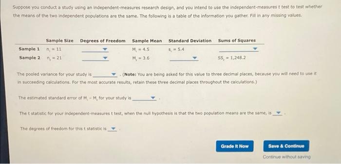 Solved 4. Differentiating pooled variance and the estimated | Chegg.com