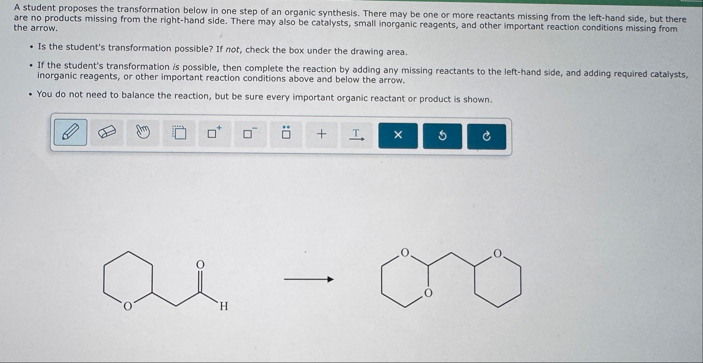 Solved A student proposes the transformation below in one | Chegg.com