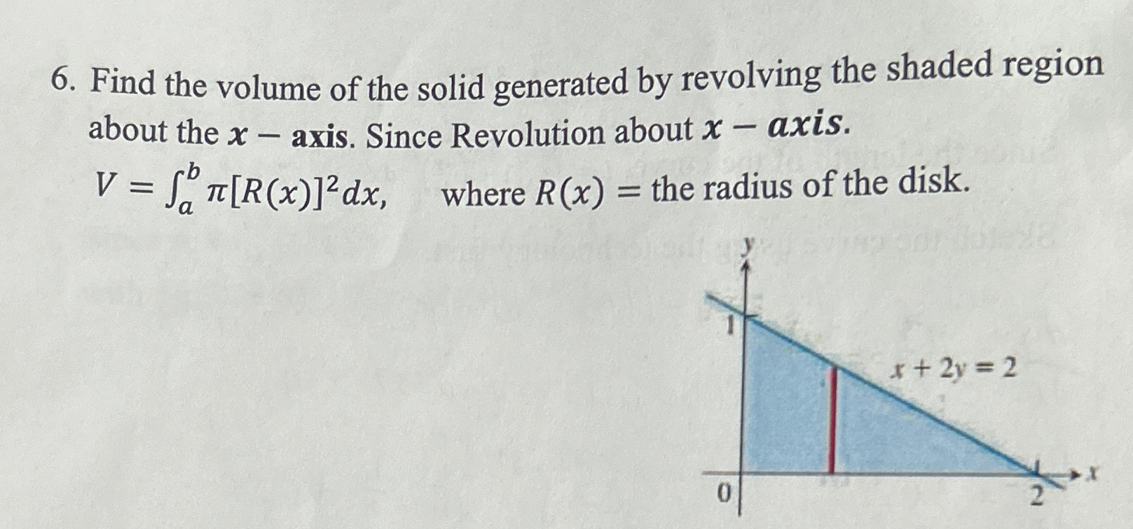 Solved Find the volume of the solid generated by revolving | Chegg.com
