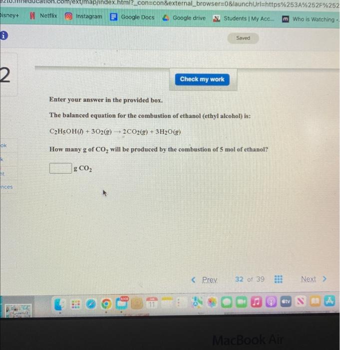 Solved Enter your answer in the provided box. The balanced | Chegg.com