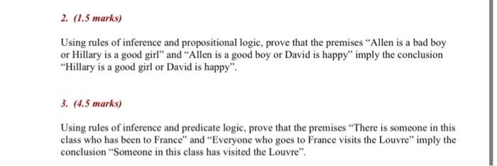 Solved Using Rules Of Inference And Propositional Logic 6836