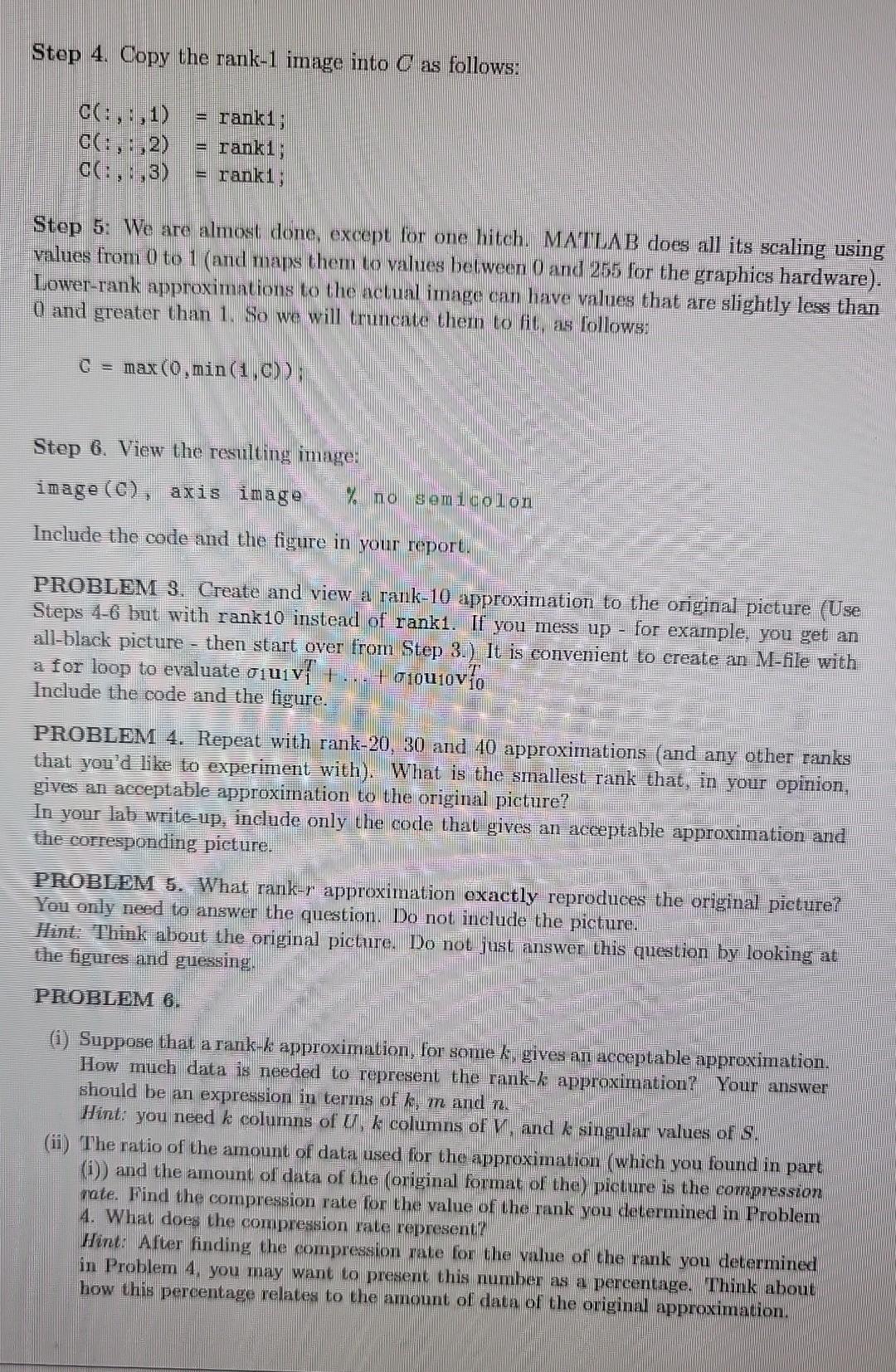 Solved Introduction Let A be an m×n matrix (m≥n). Then A can | Chegg.com