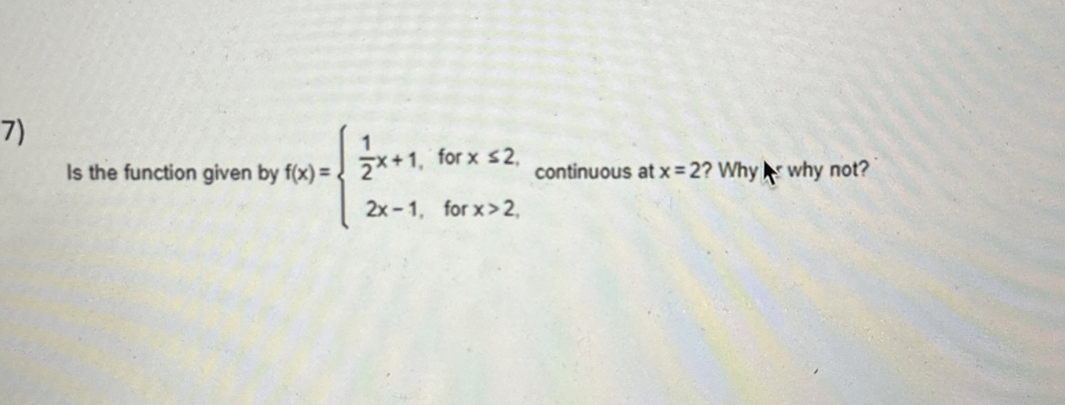 Solved Is the function given by | Chegg.com