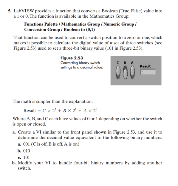 Solved Provide images!!!! LabVIEW provides a function that | Chegg.com