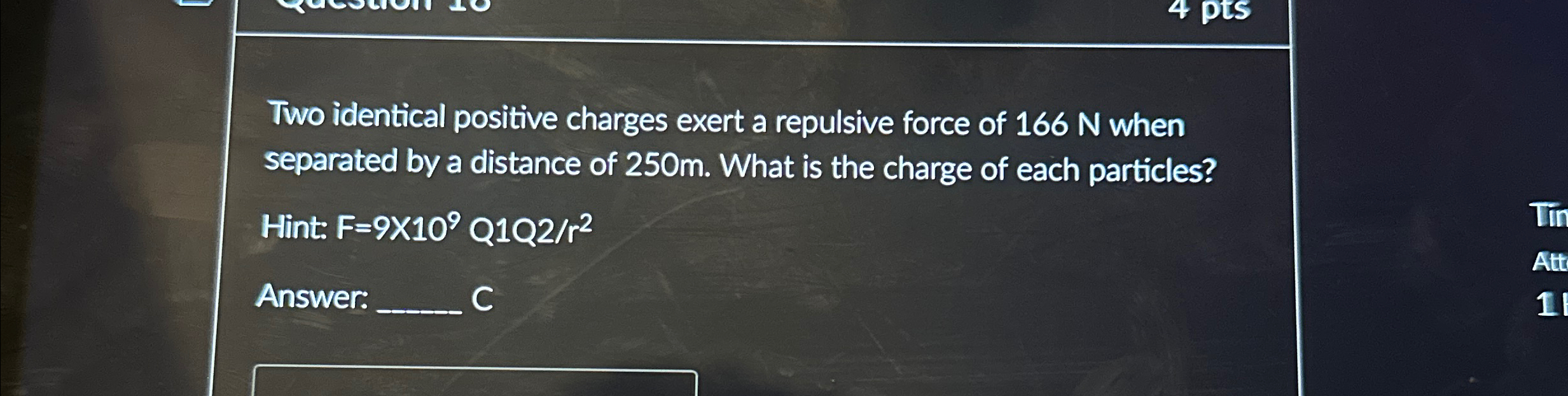 Solved Two identical positive charges exert a repulsive | Chegg.com