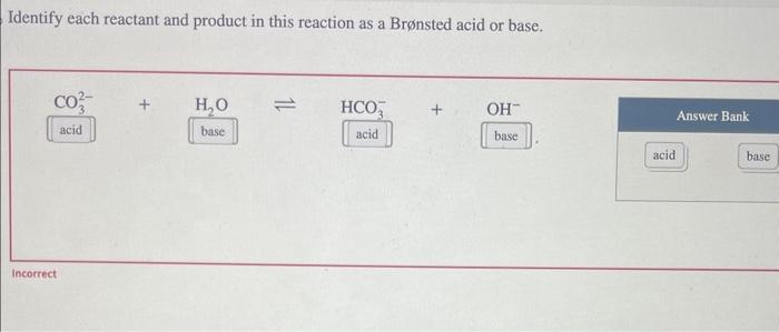 Solved Identify each reactant and product in this reaction | Chegg.com