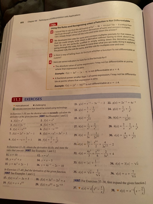 with Applications Differentiable 132 Chapet | Chegg.com