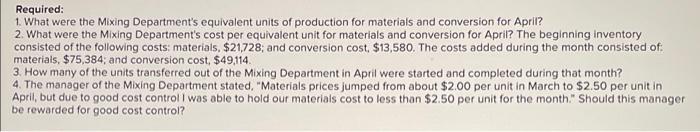 Solved Problem 4-18 (Algo) Interpreting a Report- | Chegg.com