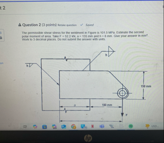 Solved t 2A Question 2 (3 ﻿points) ﻿Retake questionSavedThe | Chegg.com