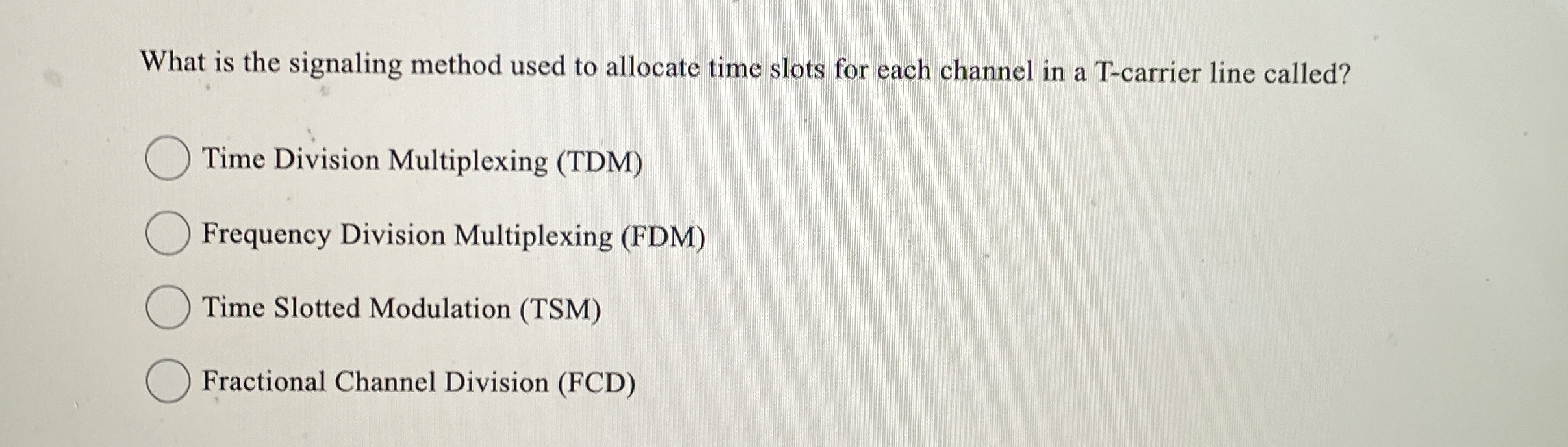 Solved What is the signaling method used to allocate time | Chegg.com
