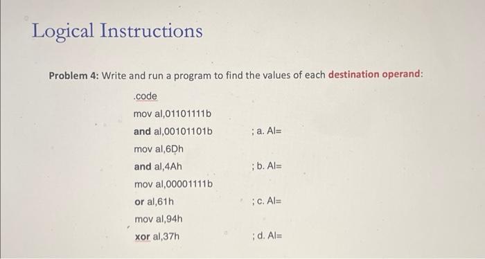 Solved please i need the instruction, register values and | Chegg.com