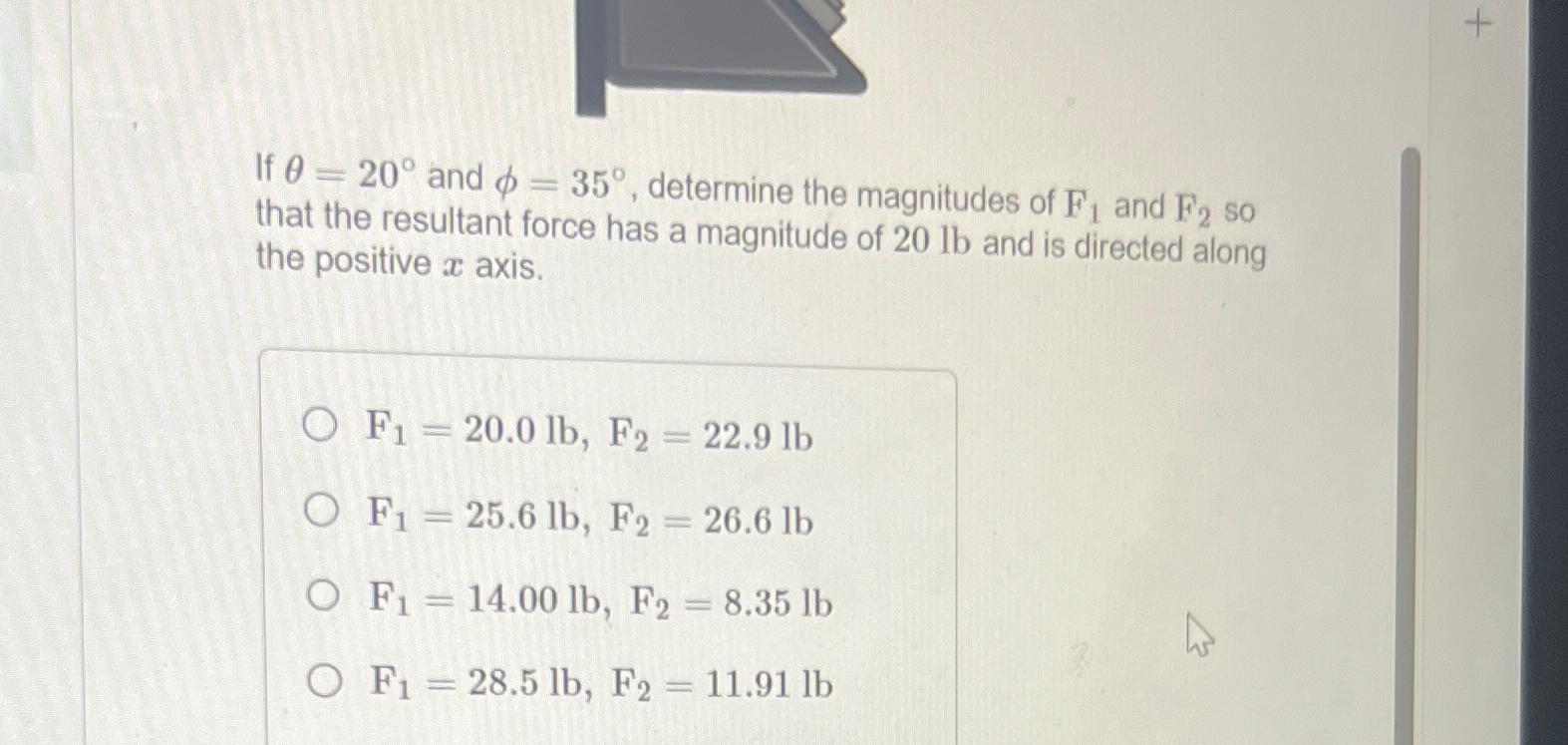 If \\\\theta =20\\\\deg and \\\\phi =35\\\\deg , | Chegg.com