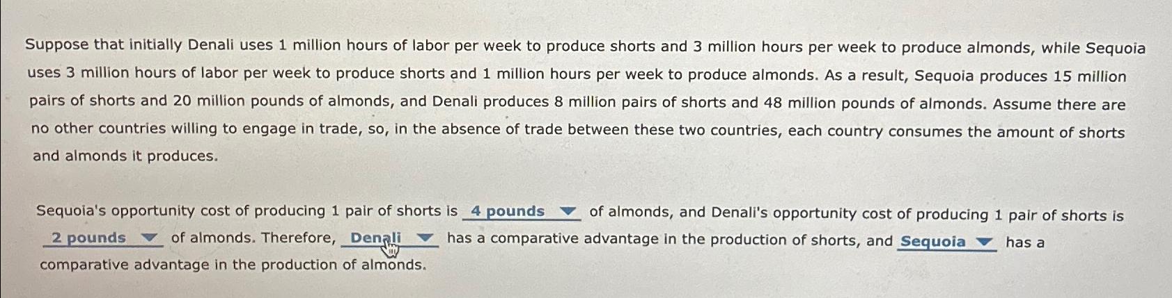 Solved Suppose that initially Denali uses 1 ﻿million hours | Chegg.com