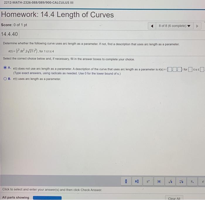 Solved 2212-MATH-2326-088/089/900-CALCULUS III Homework: | Chegg.com