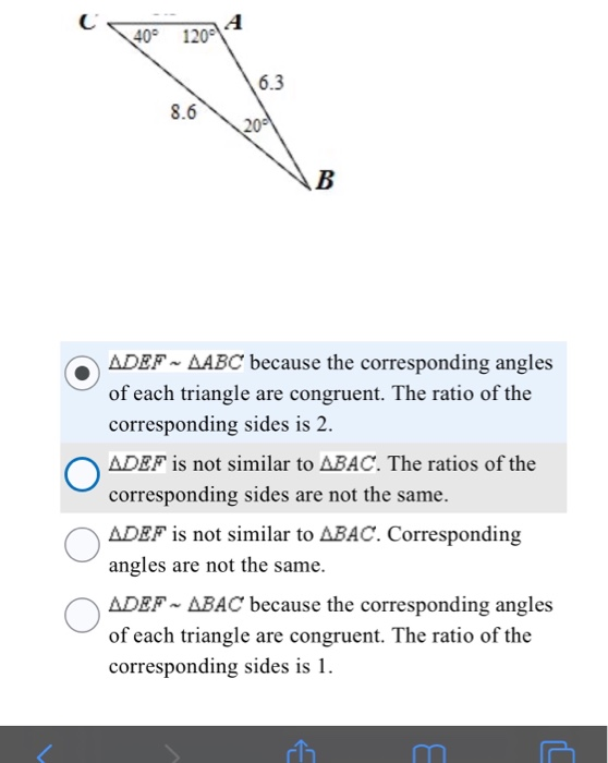 Solved Determine Whether Each Pair Of Figures Is Similar
