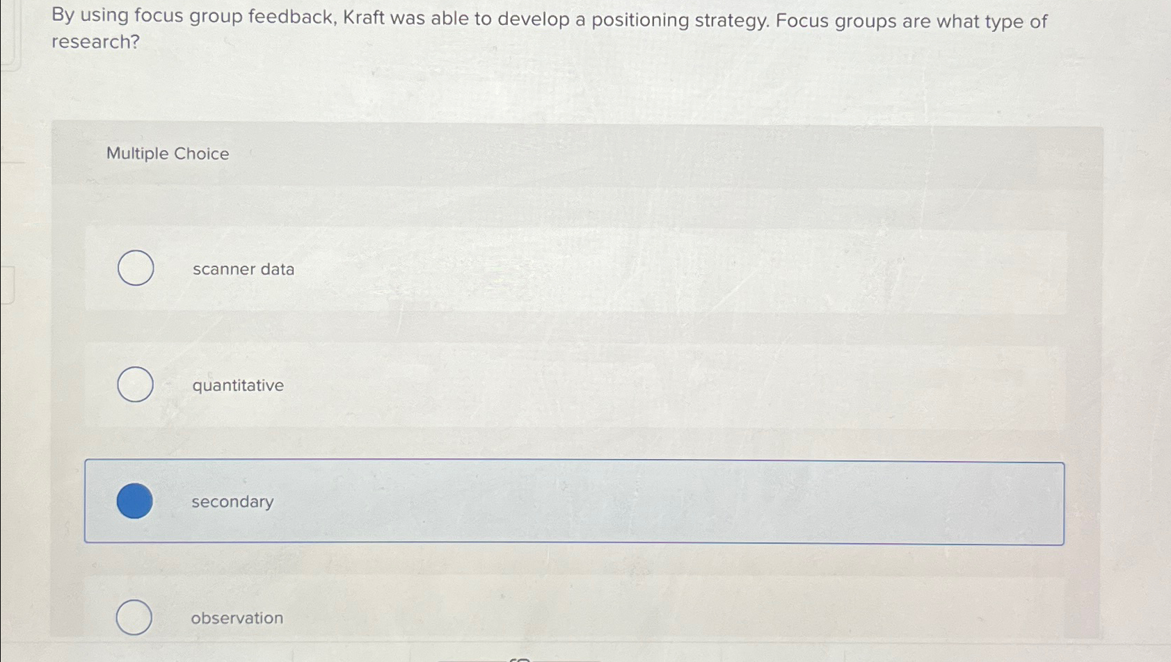 Solved By using focus group feedback, Kraft was able to | Chegg.com
