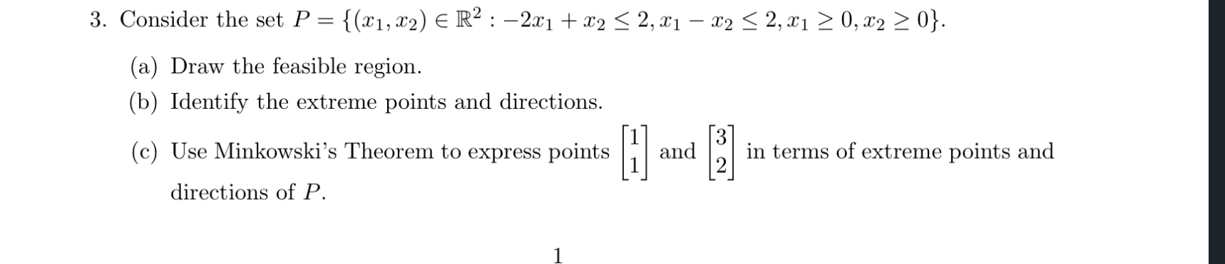 Solved Consider the set | Chegg.com