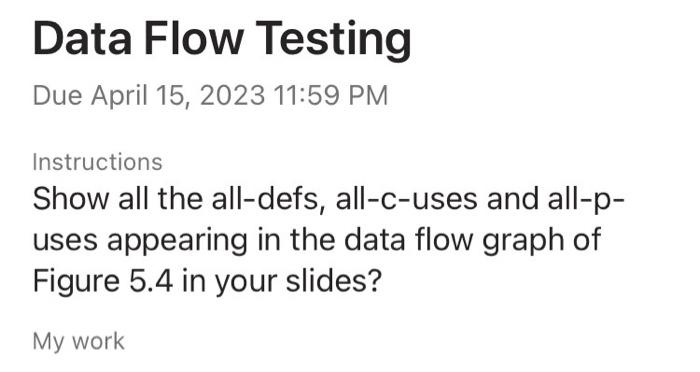 Figure 5.4: A data flow graph of ReturnAverage() | Chegg.com