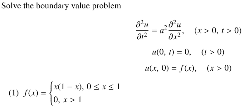 Solved Solve the boundary value | Chegg.com