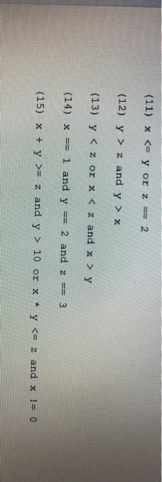 Solved Part - I: Evaluating logical expressions Predict | Chegg.com
