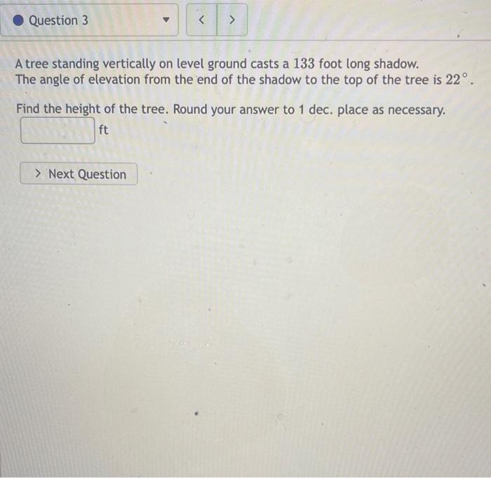 Solved Question 3 A tree standing vertically on level | Chegg.com