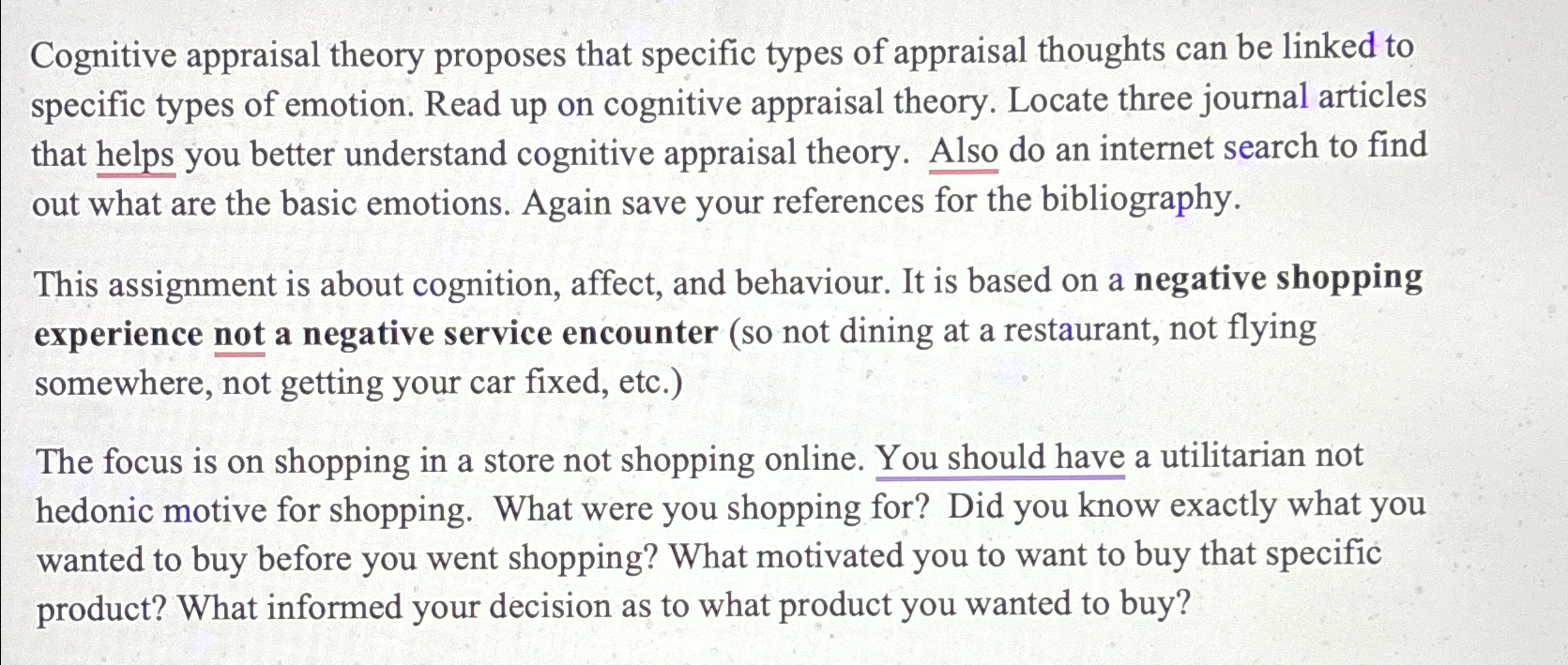 Solved Cognitive appraisal theory proposes that specific | Chegg.com