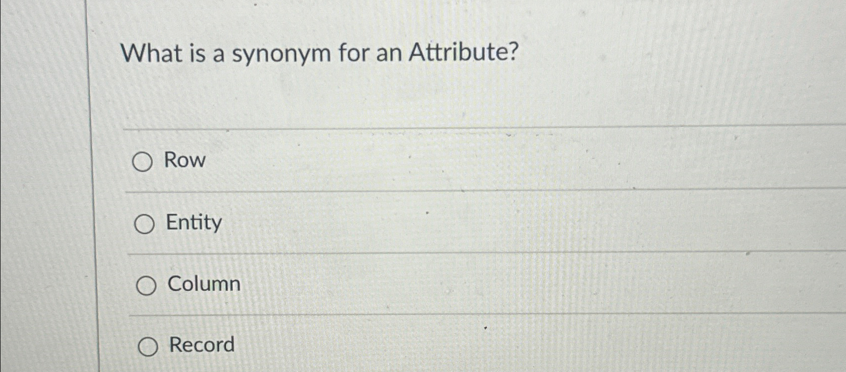 Solved What is a synonym for an | Chegg.com