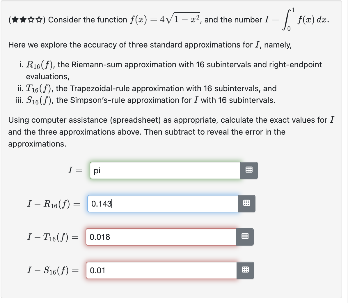 Solved (******ϖϖ) ﻿Consider the function f(x)=41-x22, ﻿and | Chegg.com