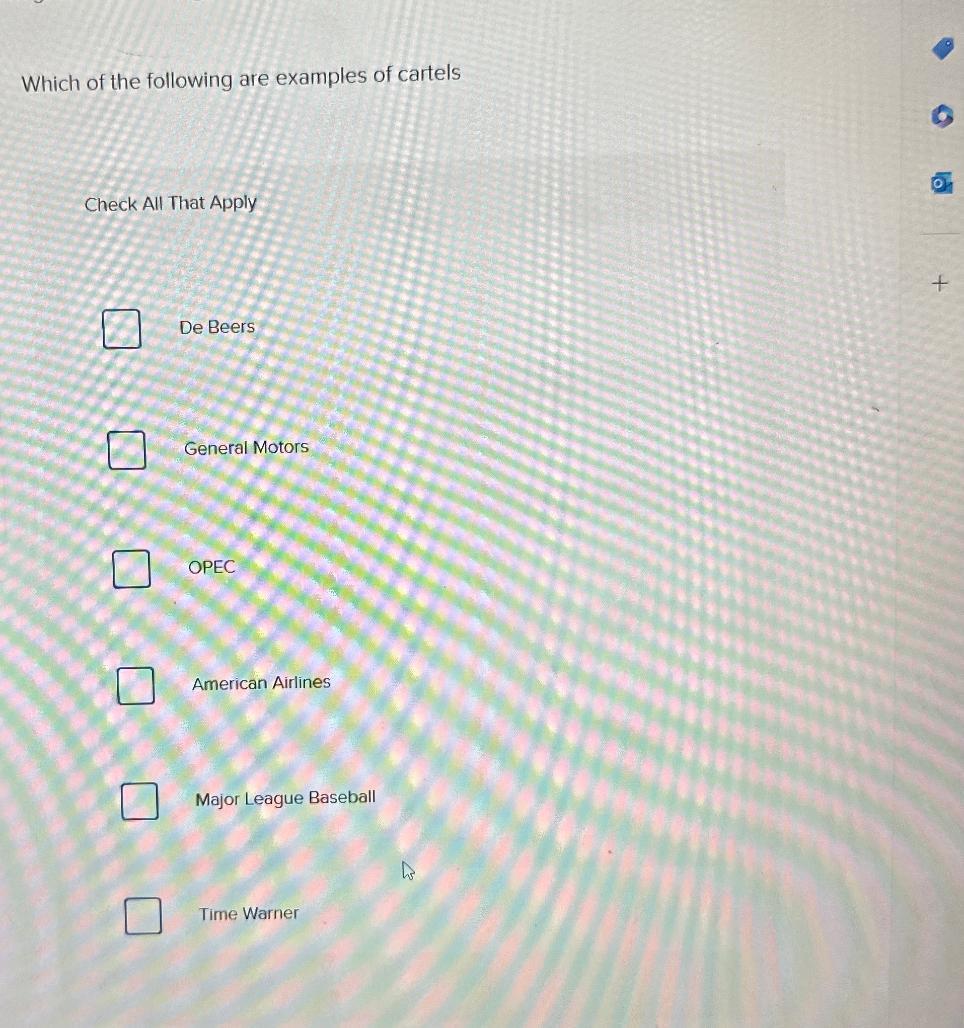 Solved Which of the following are examples of cartelsCheck | Chegg.com