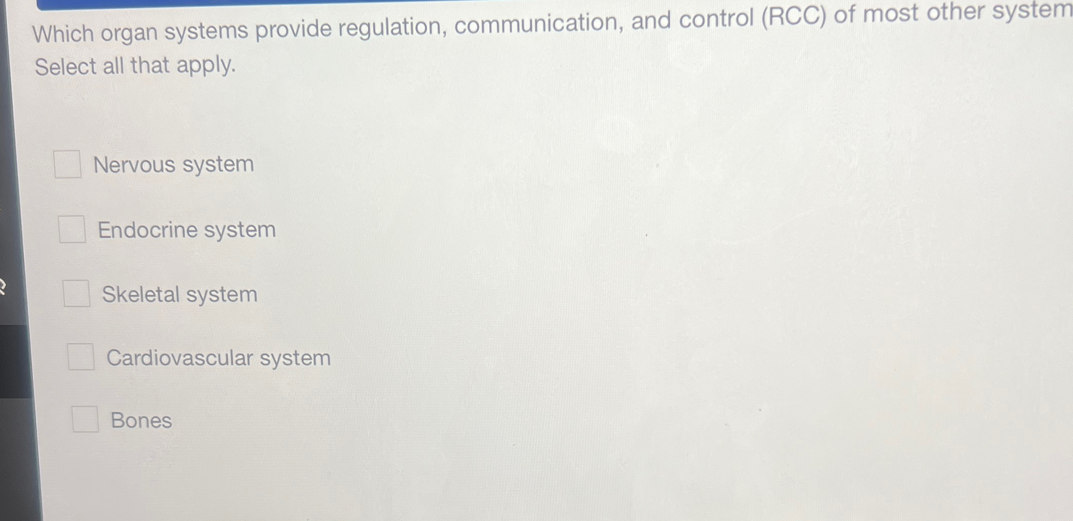 Solved Which organ systems provide regulation, | Chegg.com