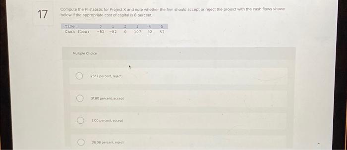 Solved Compute the Pi statistic for Project X and note | Chegg.com