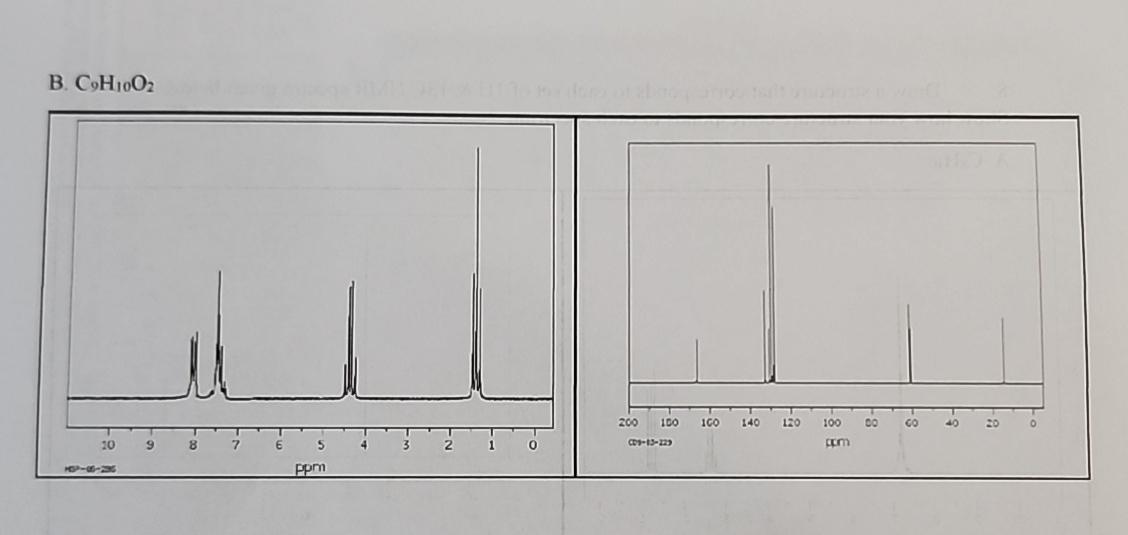 Solved Draw a structure that corresponds to each set of | Chegg.com