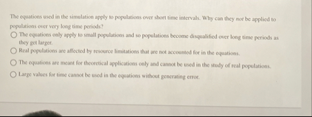 Solved The equations used in the simulation apply to | Chegg.com