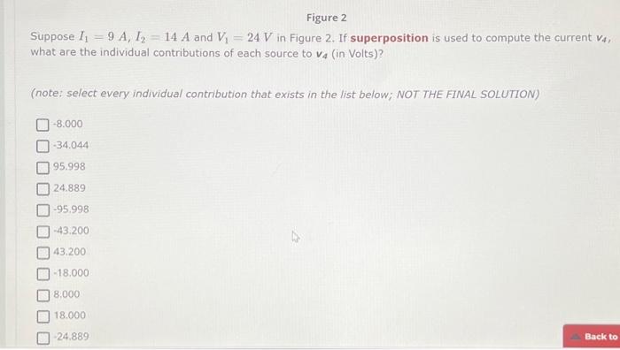 Solved The superposition technique can be described as a | Chegg.com