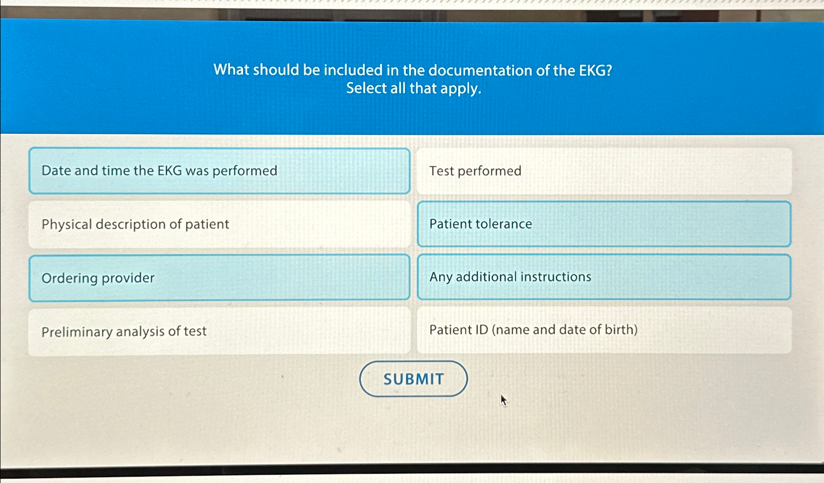 Solved What should be included in the documentation of the | Chegg.com