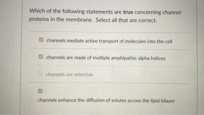 Solved Consider the transmembrane alpha helices found in | Chegg.com