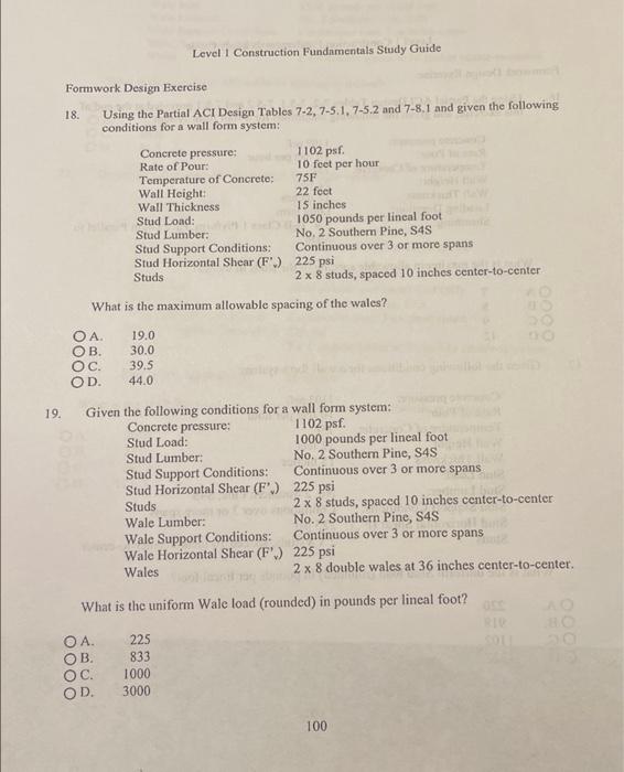 Level I Construction Fundamentals Study Guide | Chegg.com