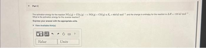 Solved Part A A certain first-order reaction (A→ products) | Chegg.com