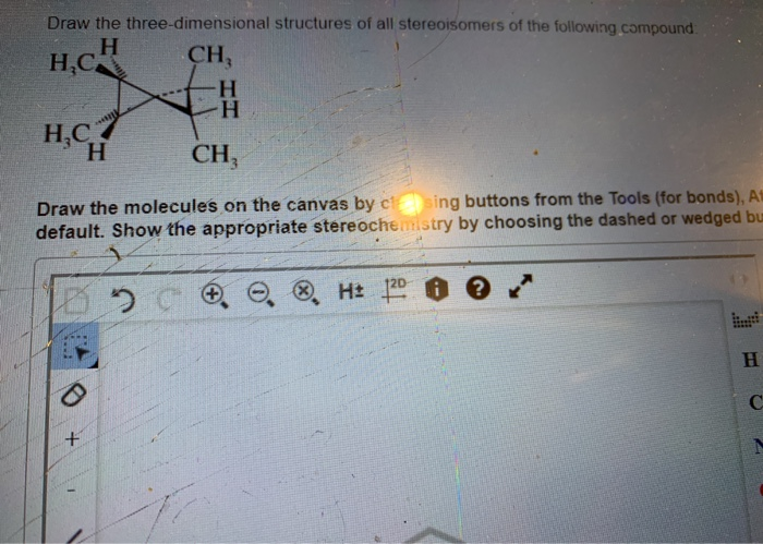 Solved Draw the three-dimensional structures of all | Chegg.com