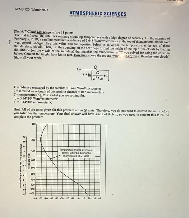Solved A. we swrms near wanoo, NE, were producing 47dBZ | Chegg.com
