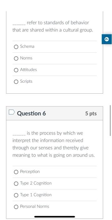 Solved Question 1 5pts According to the textbook, what are | Chegg.com