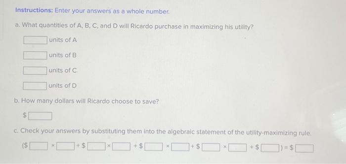 Solved Columns 1 through 4 in the following table show the | Chegg.com