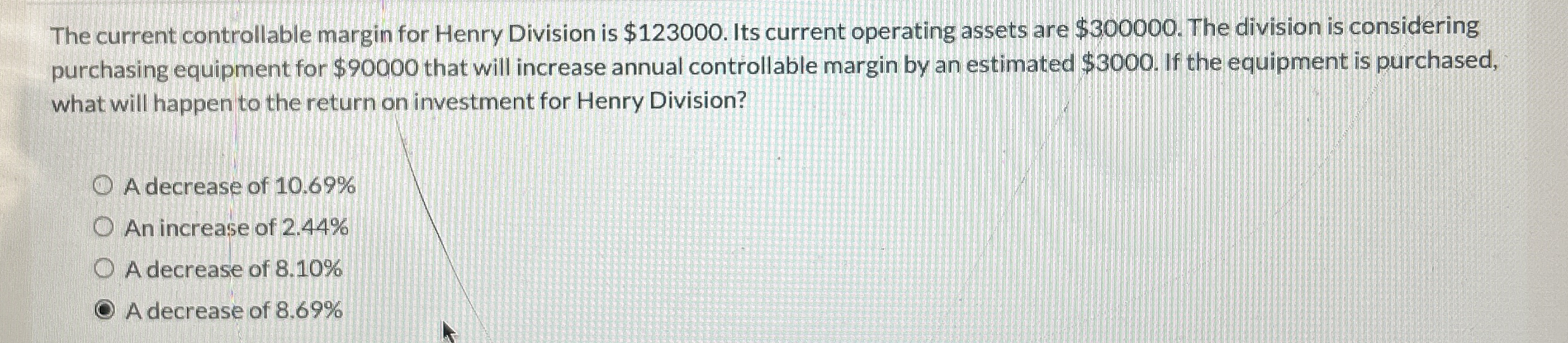 High Quality SOLUTION The current controllable margin for Henry ...