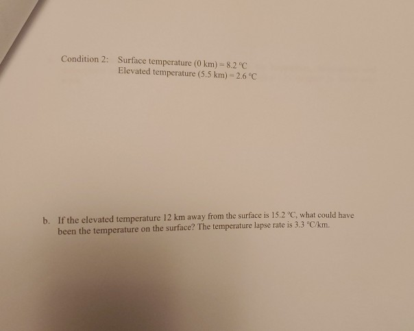 Solved 3. The rate of temperature change with height is | Chegg.com